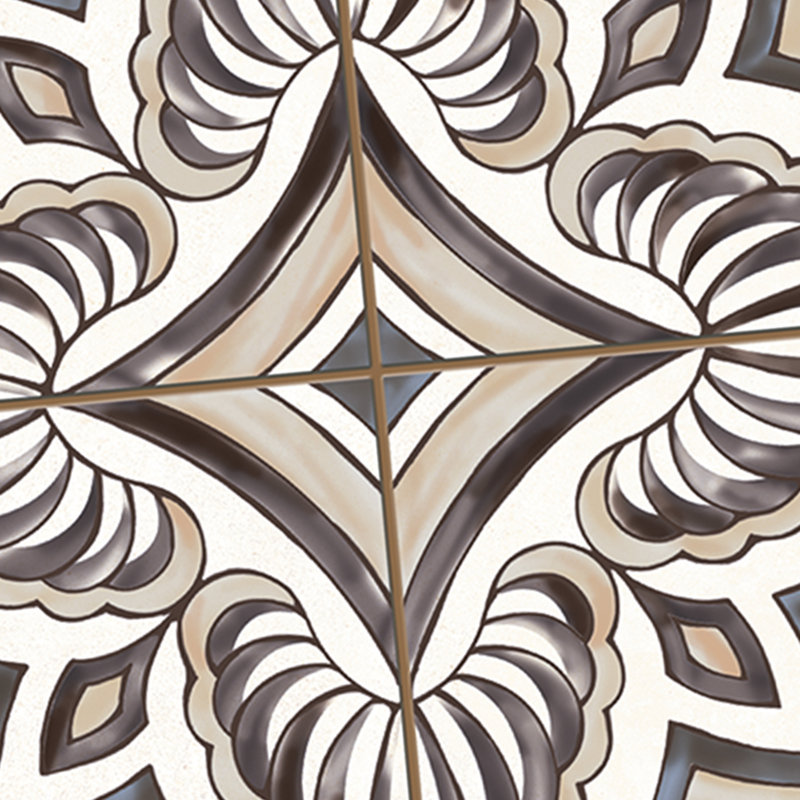 Merola Tile Harmonia 13" x 13" Ceramic Patterned Wall & Floor Tile & Reviews | Perigold